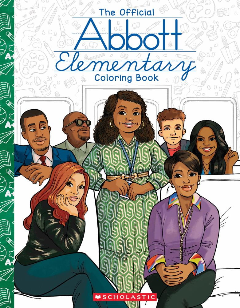 Abbott Elementary: the Official Coloring Book, 96 pages (Paperback ...