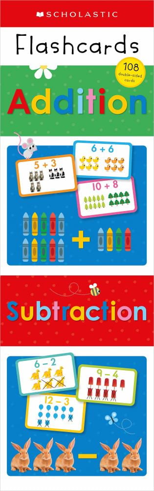 SCHOLASTIC: Addition and Subtraction Flashcard Double Pack: Scholastic ...