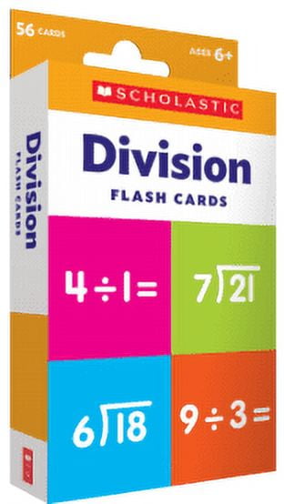 SCHOLASTIC: Division Flash Cards (Hardcover) - Walmart.com