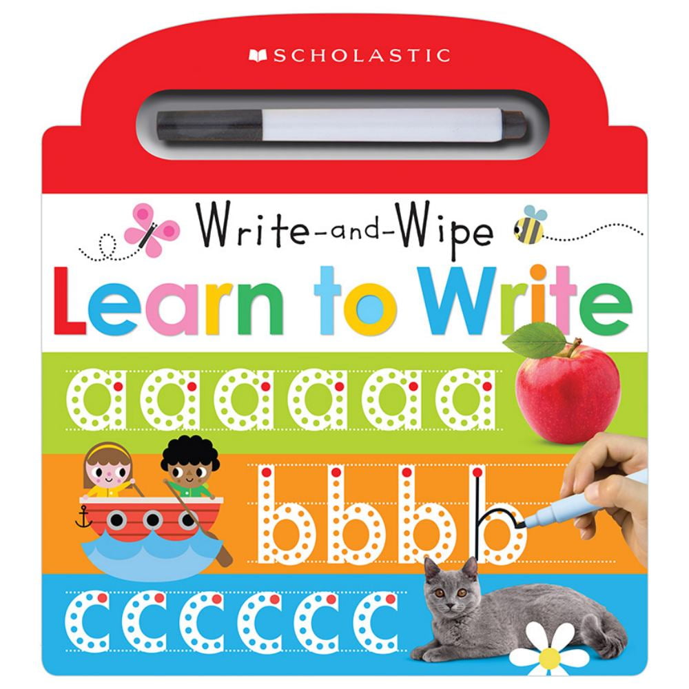 Scholastic Early Learners: Learn to Write, Write and Wipe Paperback ...