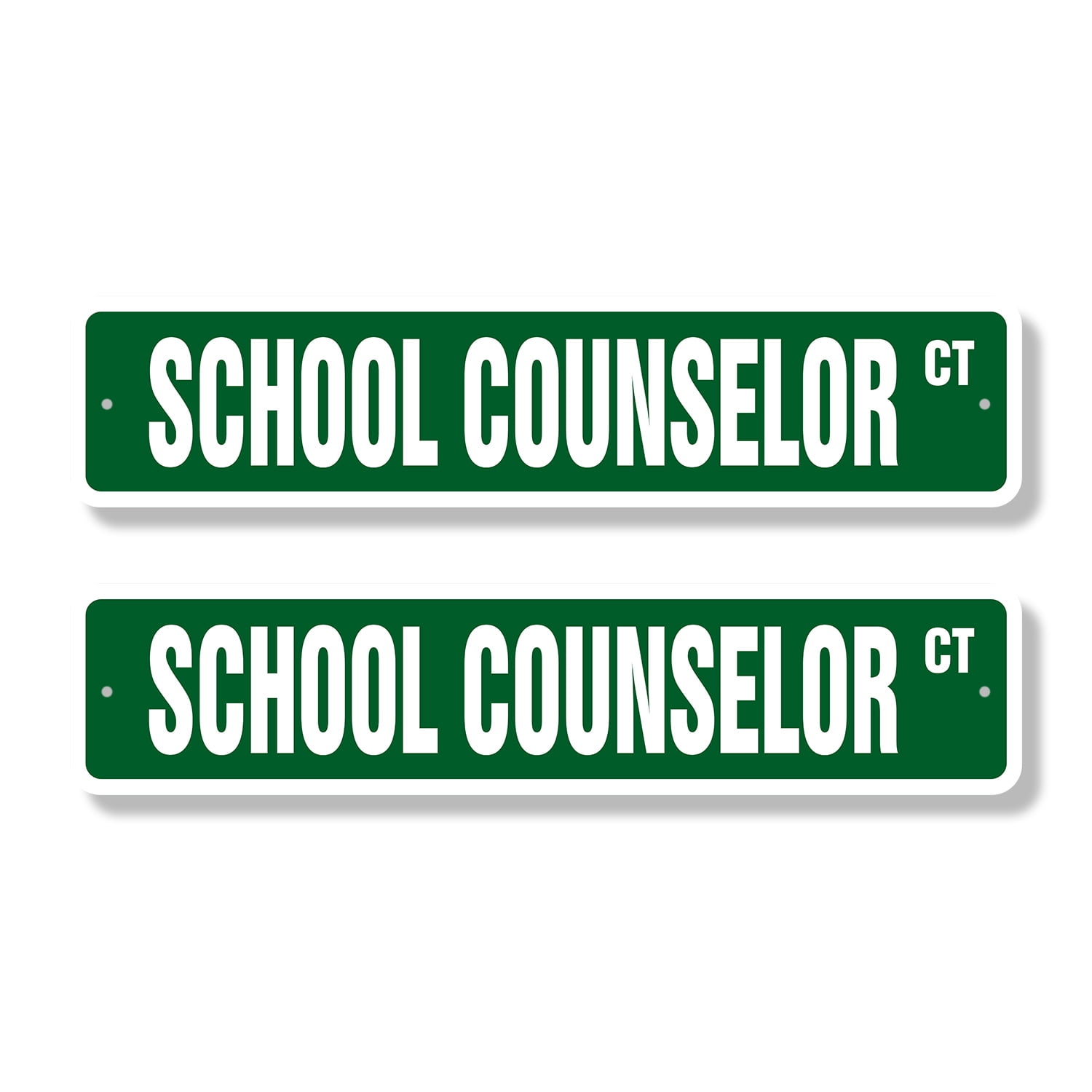 SCHOOL COUNSELOR Classic Street Sign (2 Pack) counseling psychology ...
