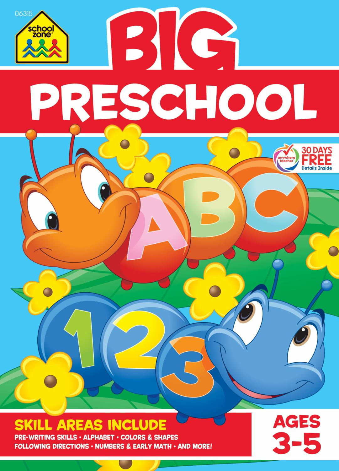School Zone, Preschool Workbook, Revised edition, 320 pages - Walmart.com
