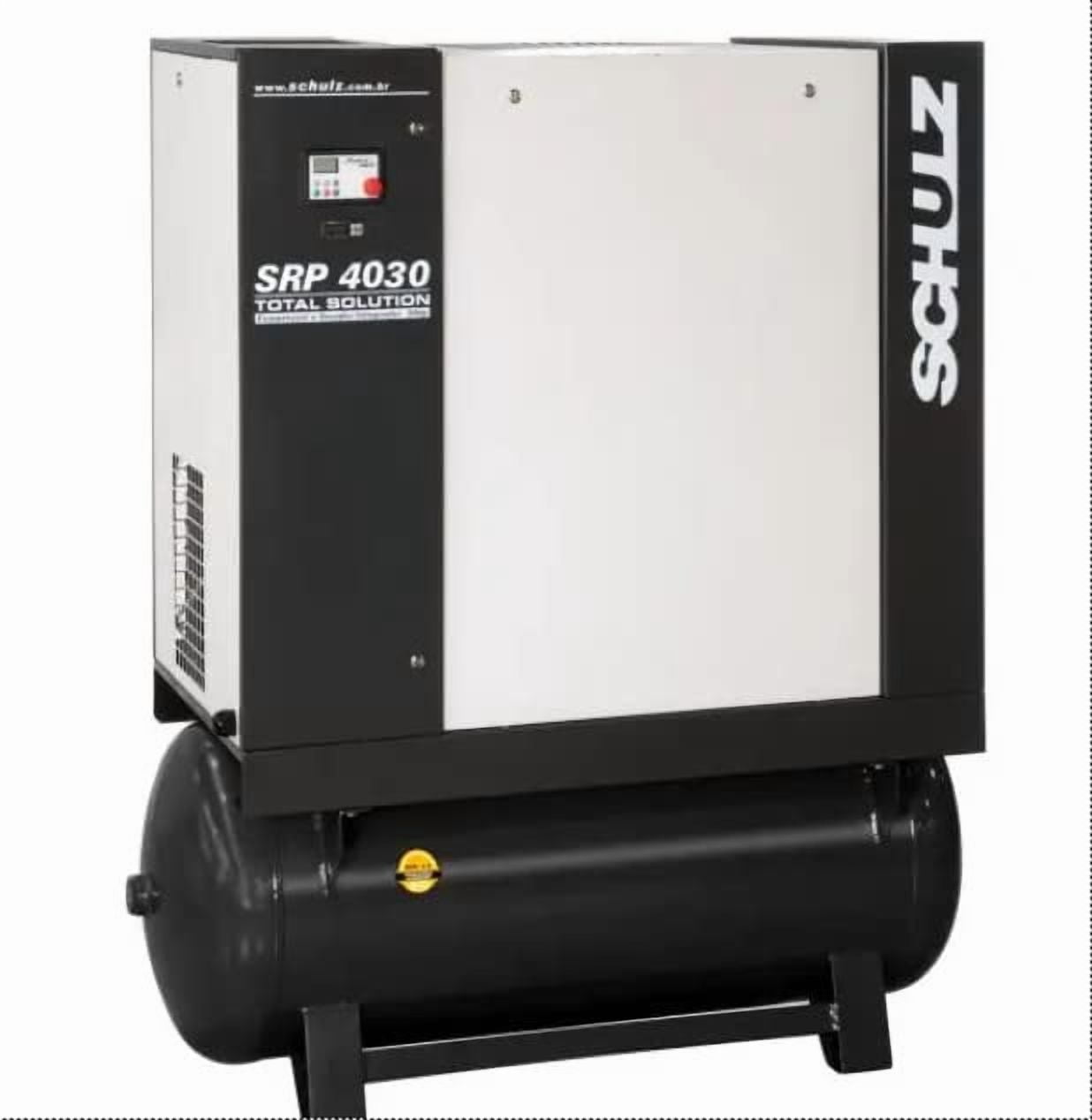 SCHULZ AIR COMPRESSOR SRP 4030 DYNAMIC 30HP ROTARY SCREW, 108 CFM 208 ...