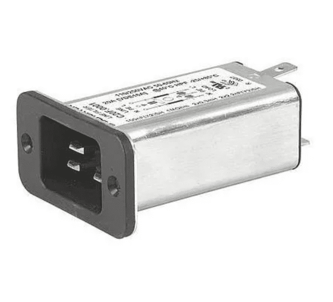 SCHURTER 3-124-273, AC Power Entry Modules C20F PEM WITH FILTER 20A ...