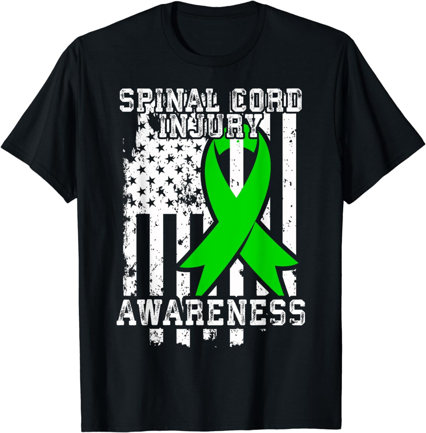 SCI Awareness T Shirt - Spinal Cord Injury Survivor - Walmart.com