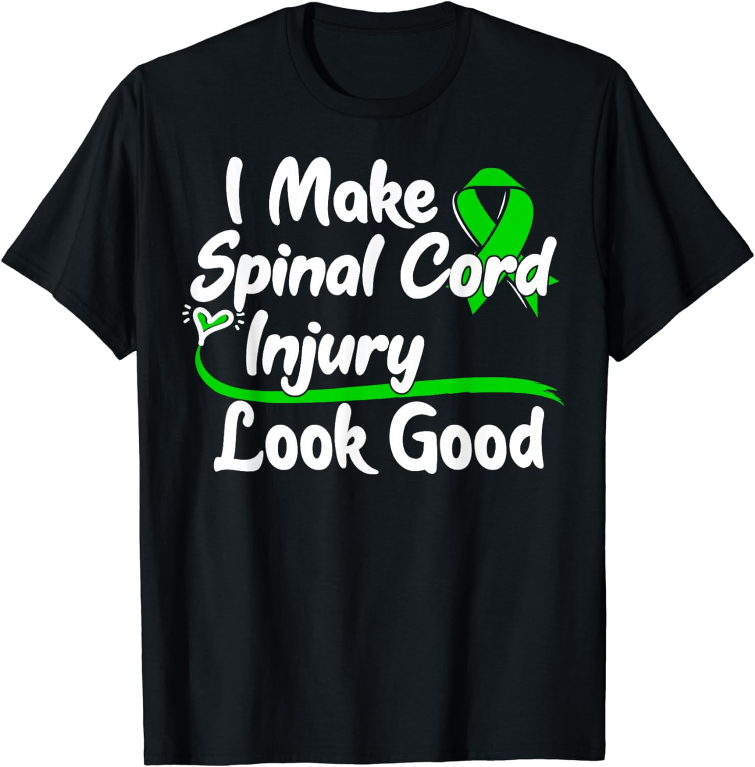 SCI Gift Spinal Cord Injury Awareness Ribbon T-Shirt - Walmart.com