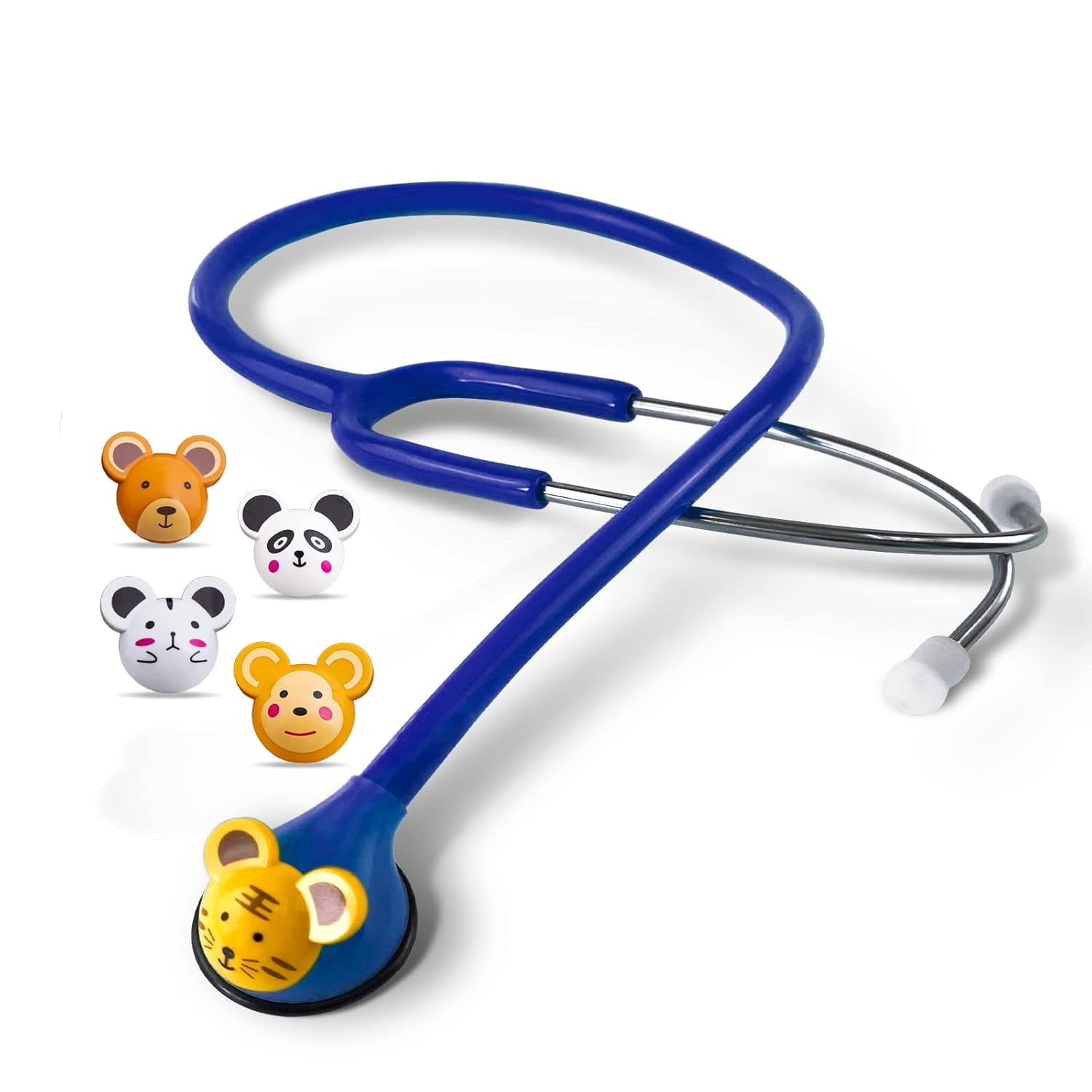SCIAN Real Working Stethoscope - 5 Interchangeable Cartoon Heads ...