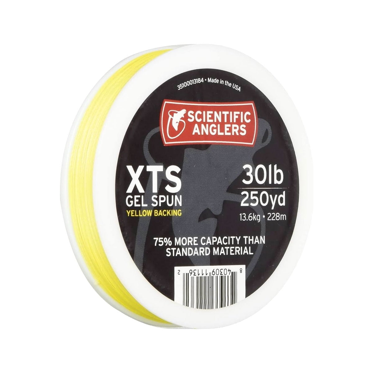 SCIENTIFIC ANGLERS XTS Gel Spun Polyethylene Yellow 30lb 250yd Fly Line ...