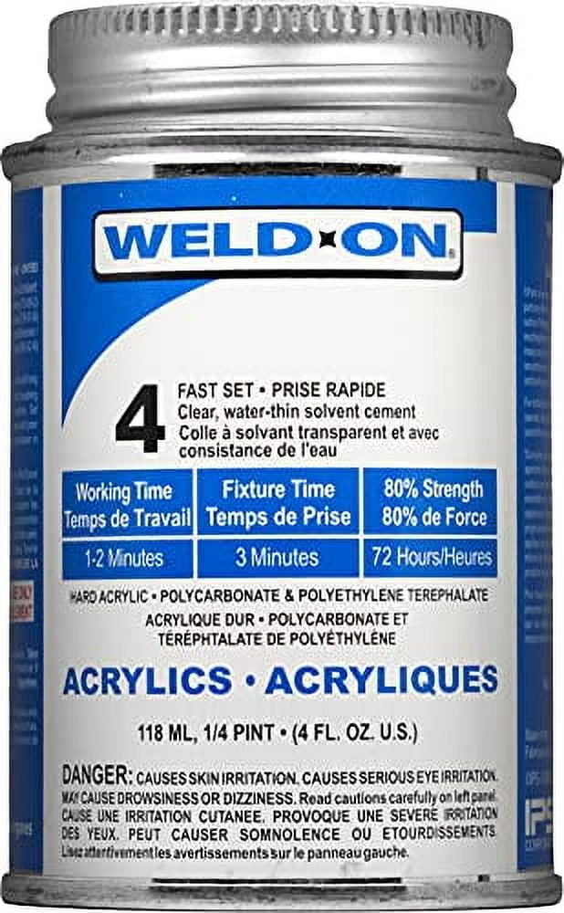 SCIGRIP Weld-On #4 Adhesive (4 oz.) - Walmart.com