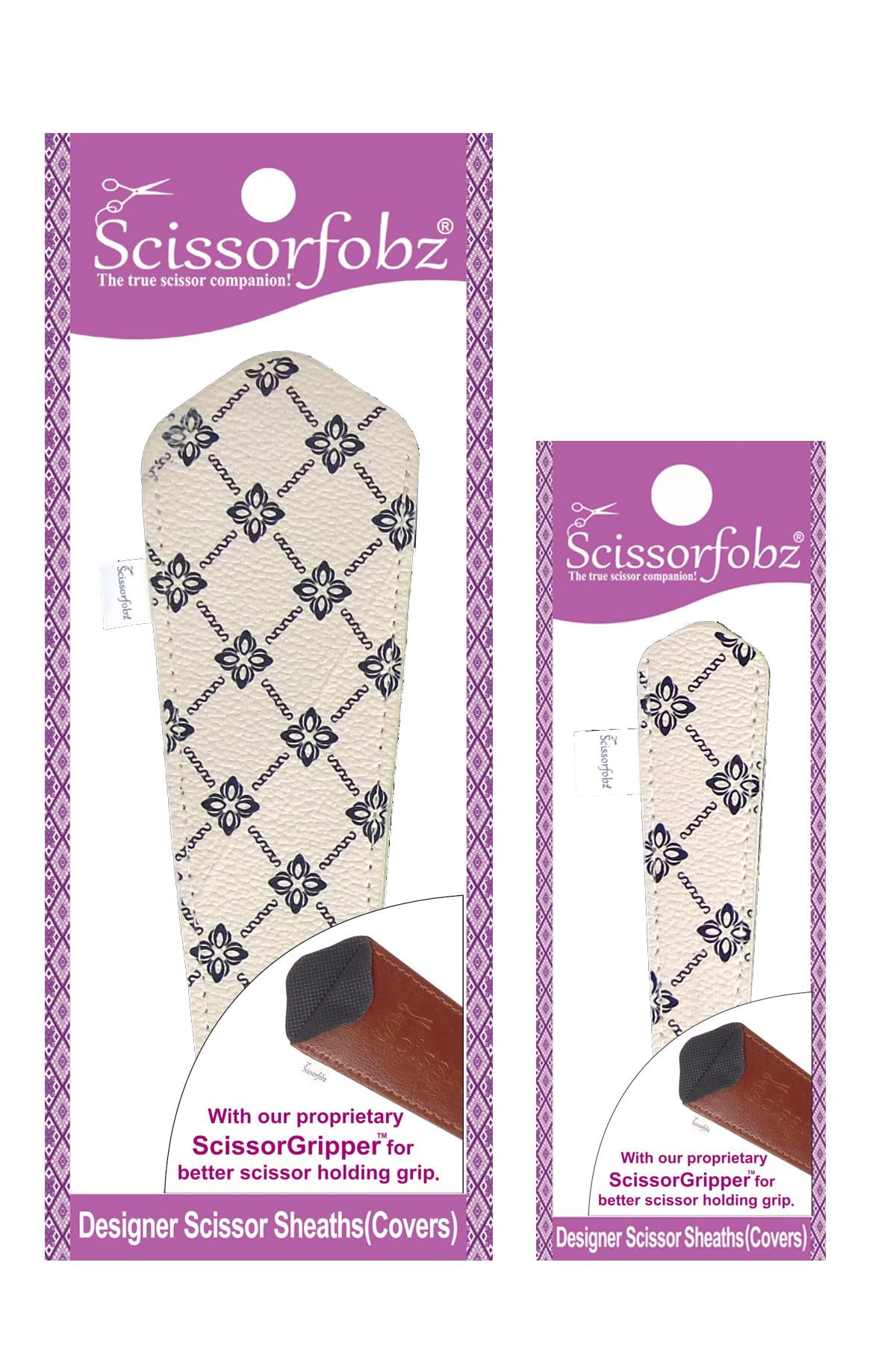 SCISSORFOBZ Designer Scissors Sheaths Shears Protective Covers-2 pcs ...