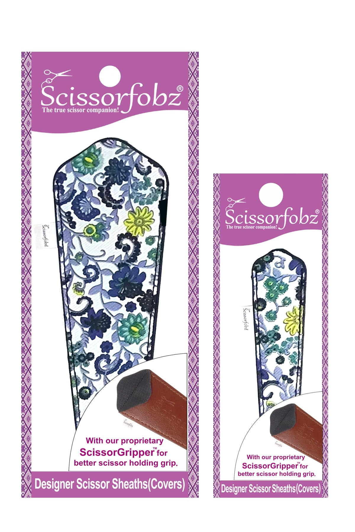 SCISSORFOBZ Designer Scissors Sheaths Shears Protective Covers-2 pcs ...
