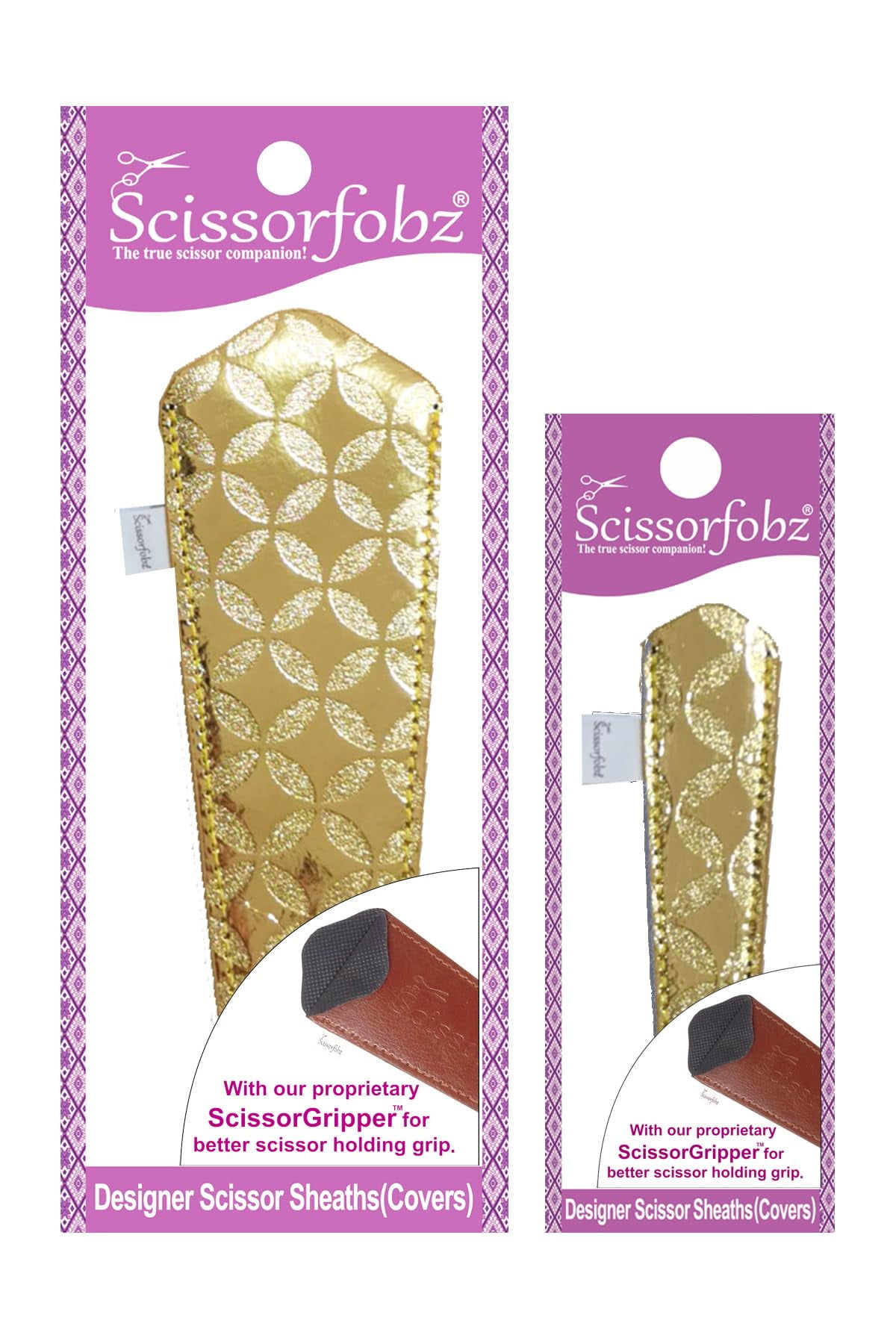 SCISSORFOBZ Designer Scissors Sheaths Shears Protective Covers-2 pcs ...