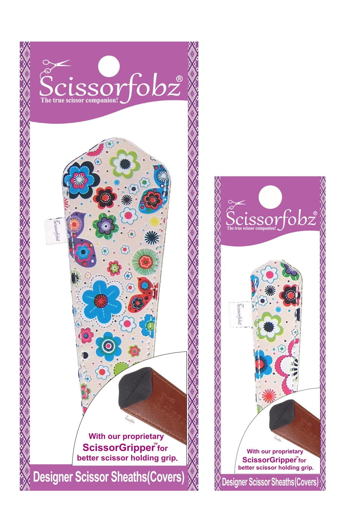 SCISSORFOBZ Designer Scissors Sheaths Shears Protective Covers-2 pcs ...