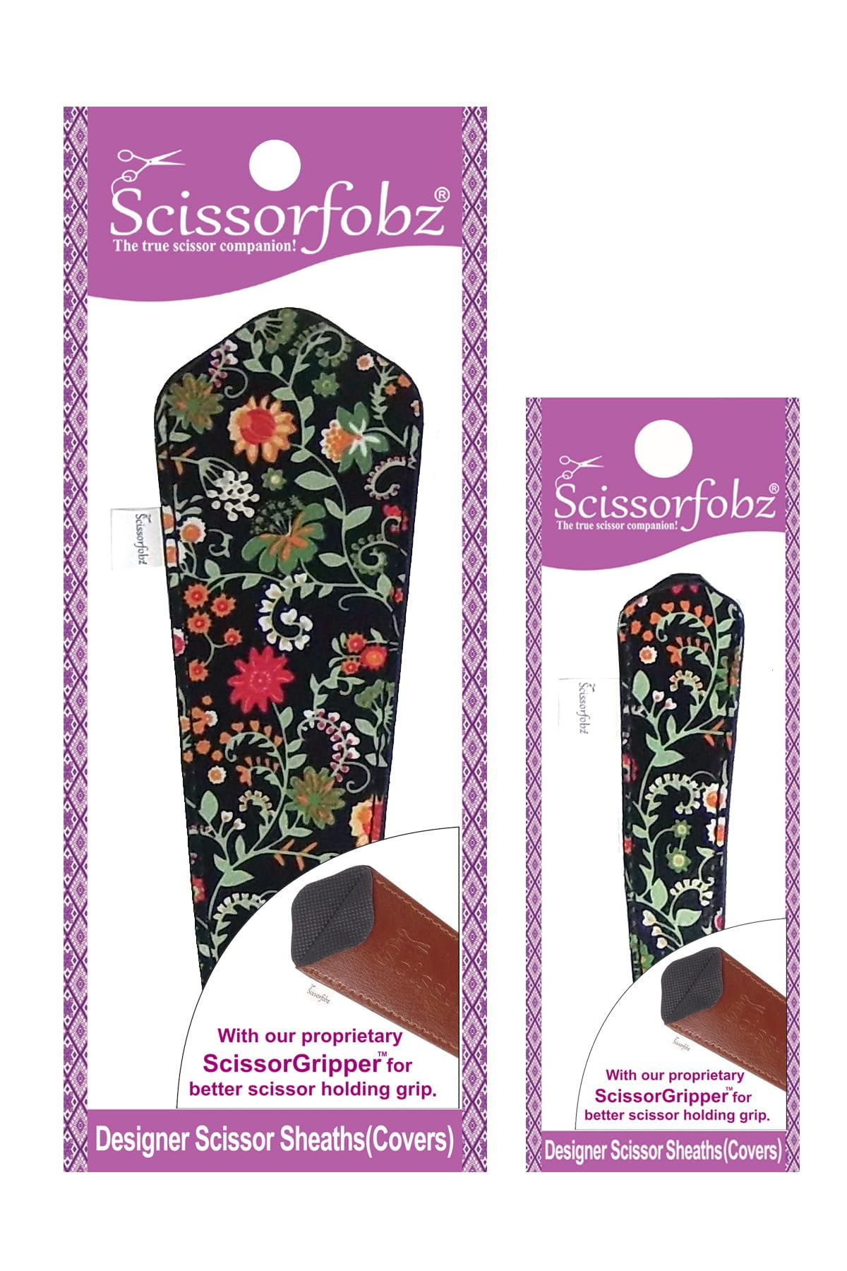 SCISSORFOBZ Designer Scissors Sheaths Shears Protective Covers-2 pcs ...