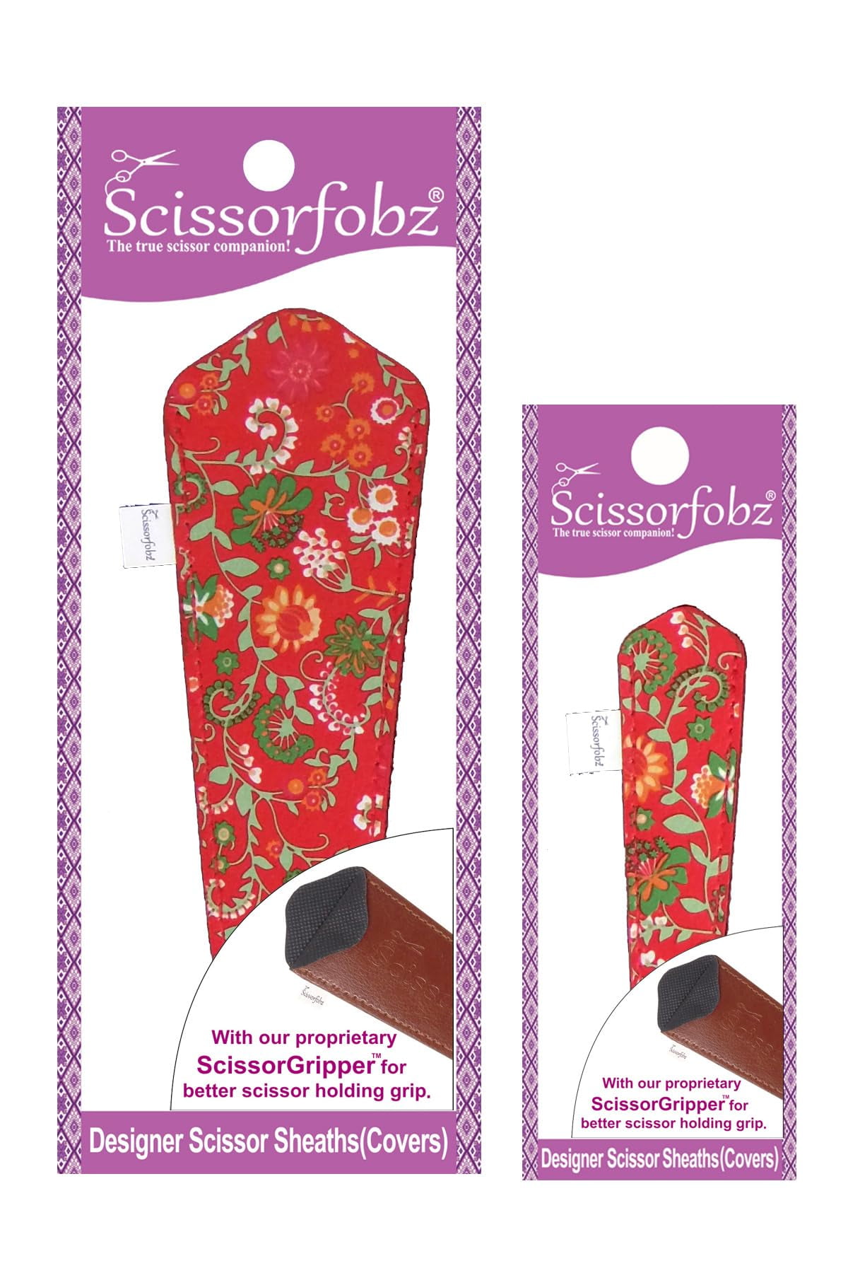SCISSORFOBZ Designer Scissors Sheaths Shears Protective Covers-2 pcs ...