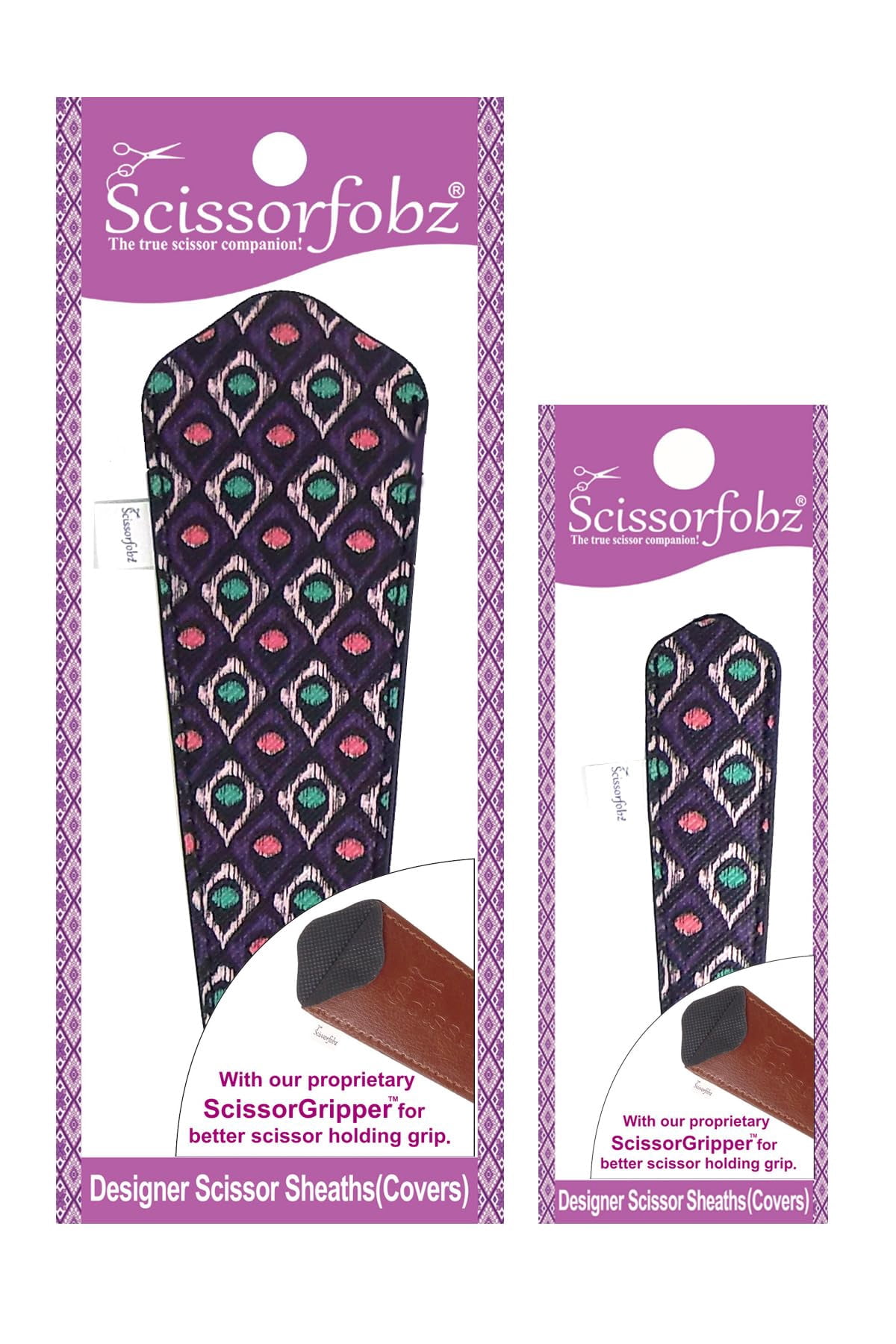 SCISSORFOBZ Designer Scissors Sheaths Shears Protective Covers-2 pcs ...
