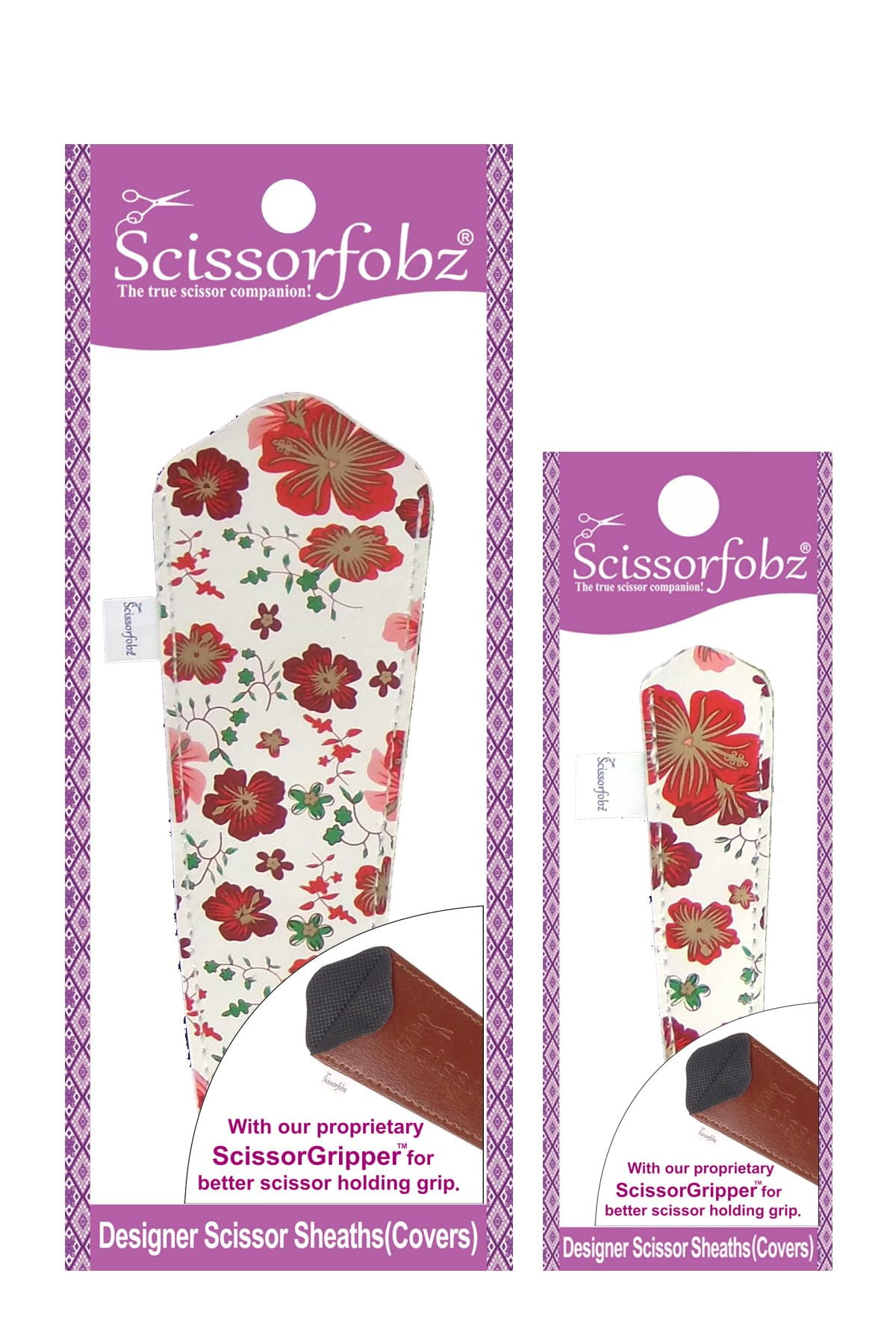 SCISSORFOBZ Designer Scissors Sheaths Shears Protective Covers-2 pcs ...
