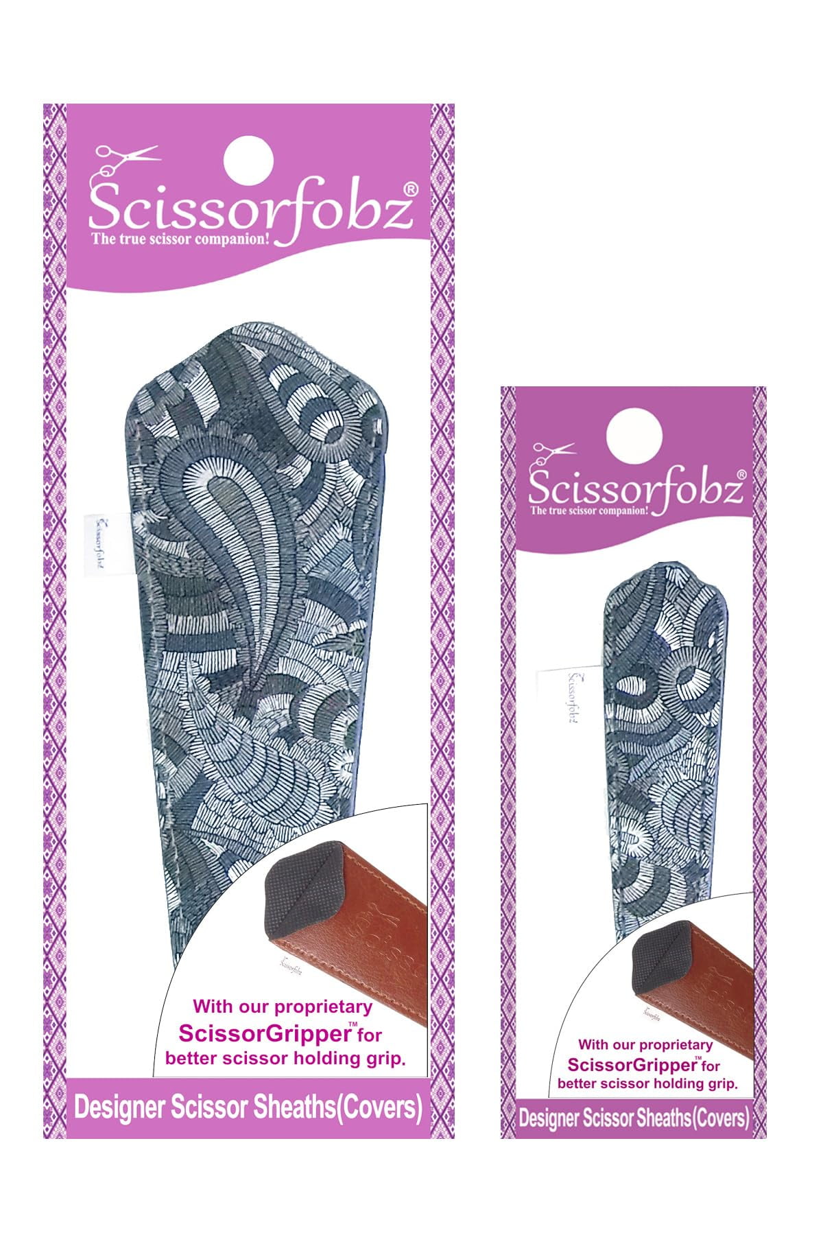 SCISSORFOBZ Designer Scissors Sheaths Shears Protective Covers-2 pcs ...