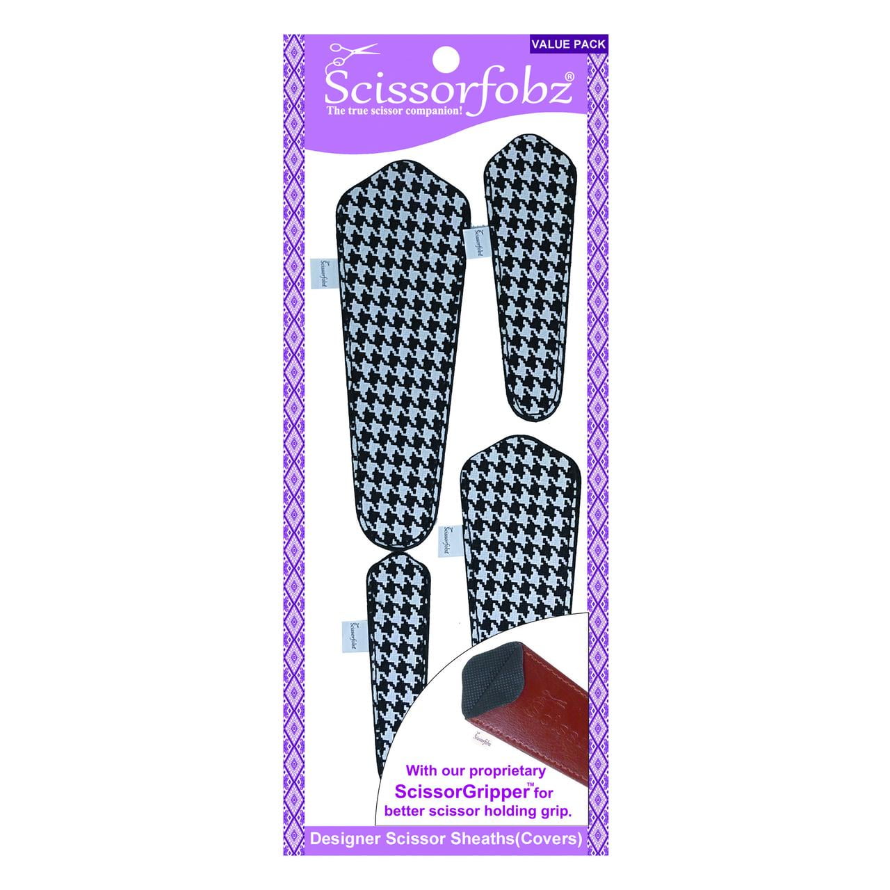 SCISSORFOBZ Designer Scissors Sheaths Shears Protective Covers-4 pcs ...