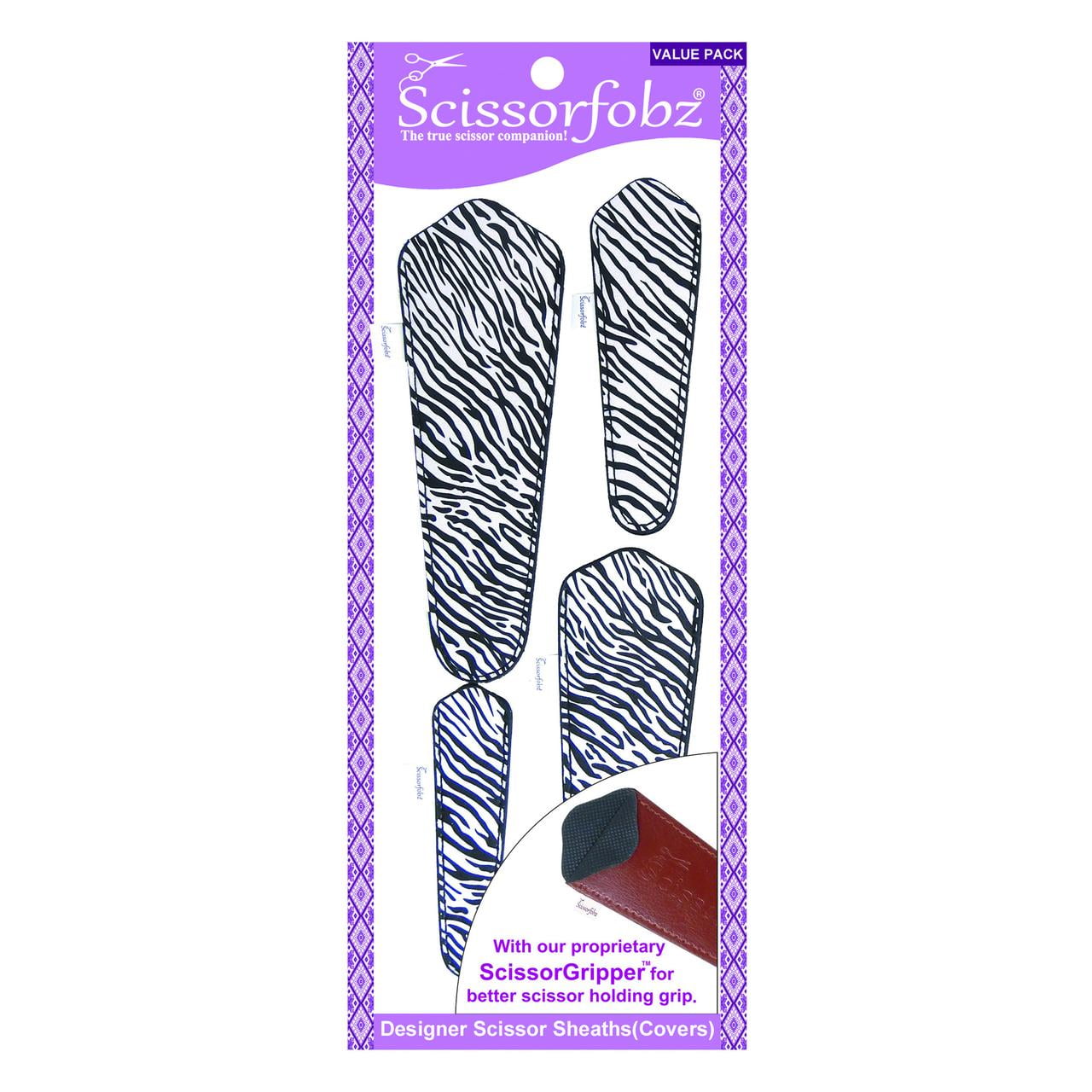 SCISSORFOBZ Designer Scissors Sheaths Shears Protective Covers-4 pcs ...