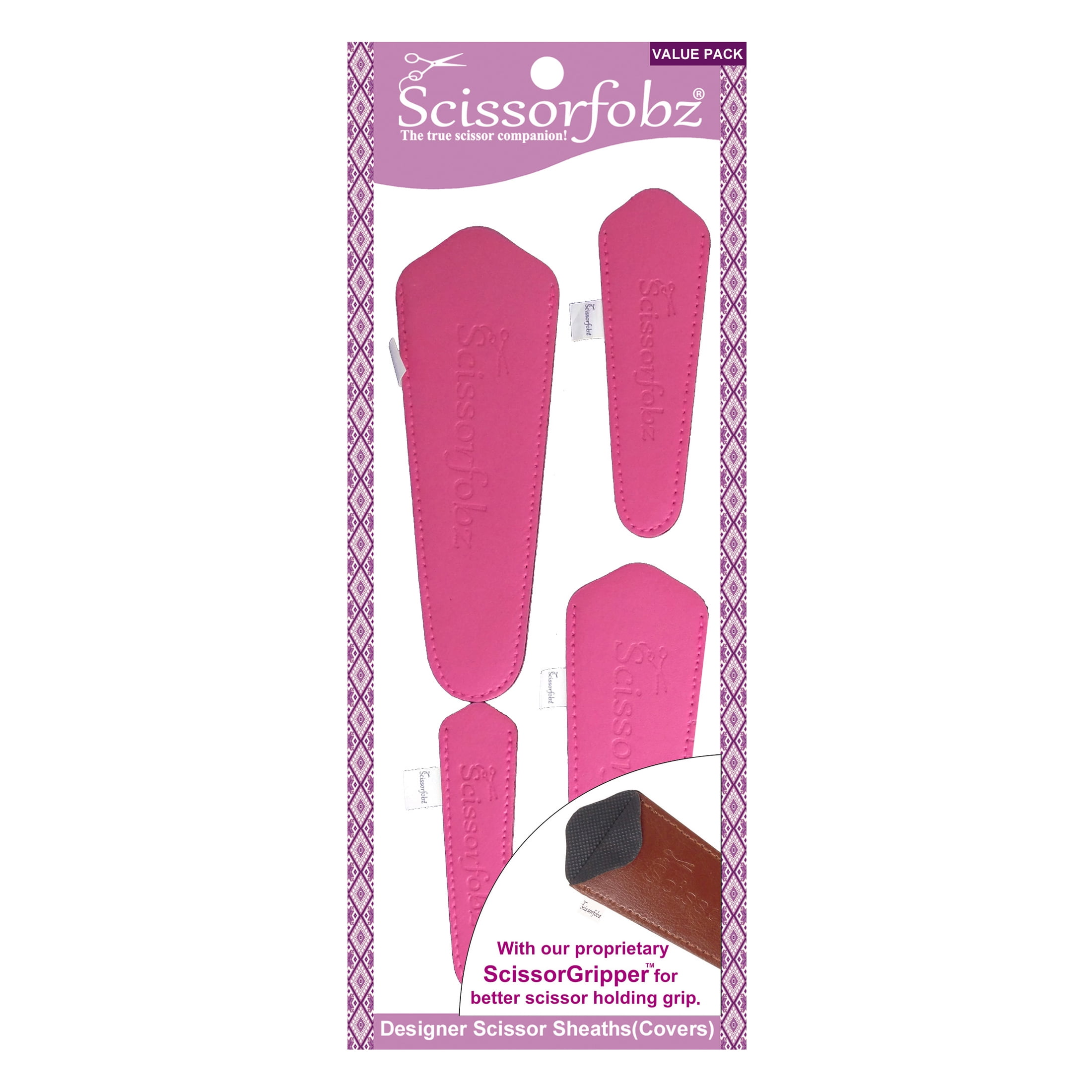 SCISSORFOBZ Designer Scissors Sheaths Shears Protective Covers-4 pcs ...