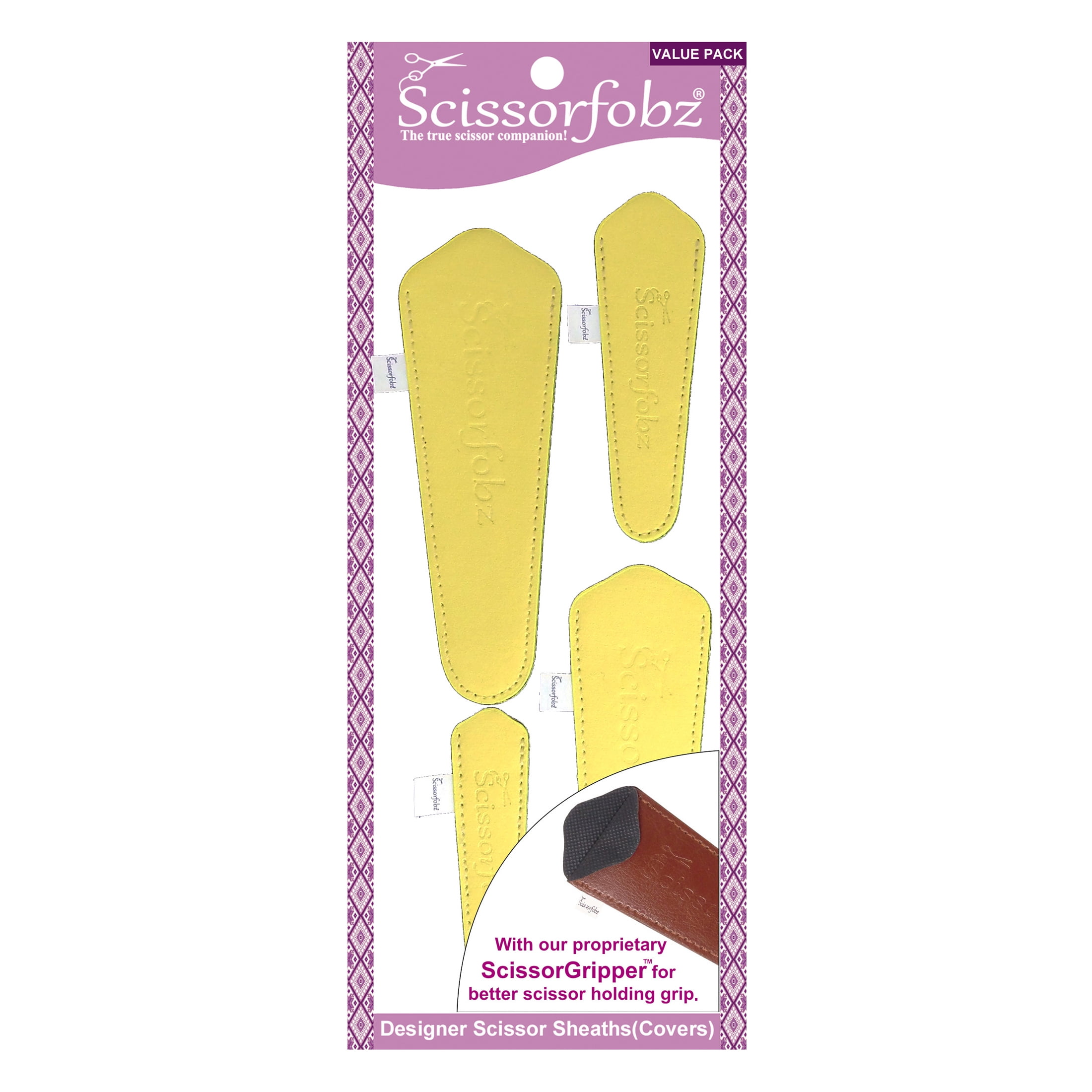 SCISSORFOBZ Designer Scissors Sheaths Shears Protective Covers-4 pcs ...