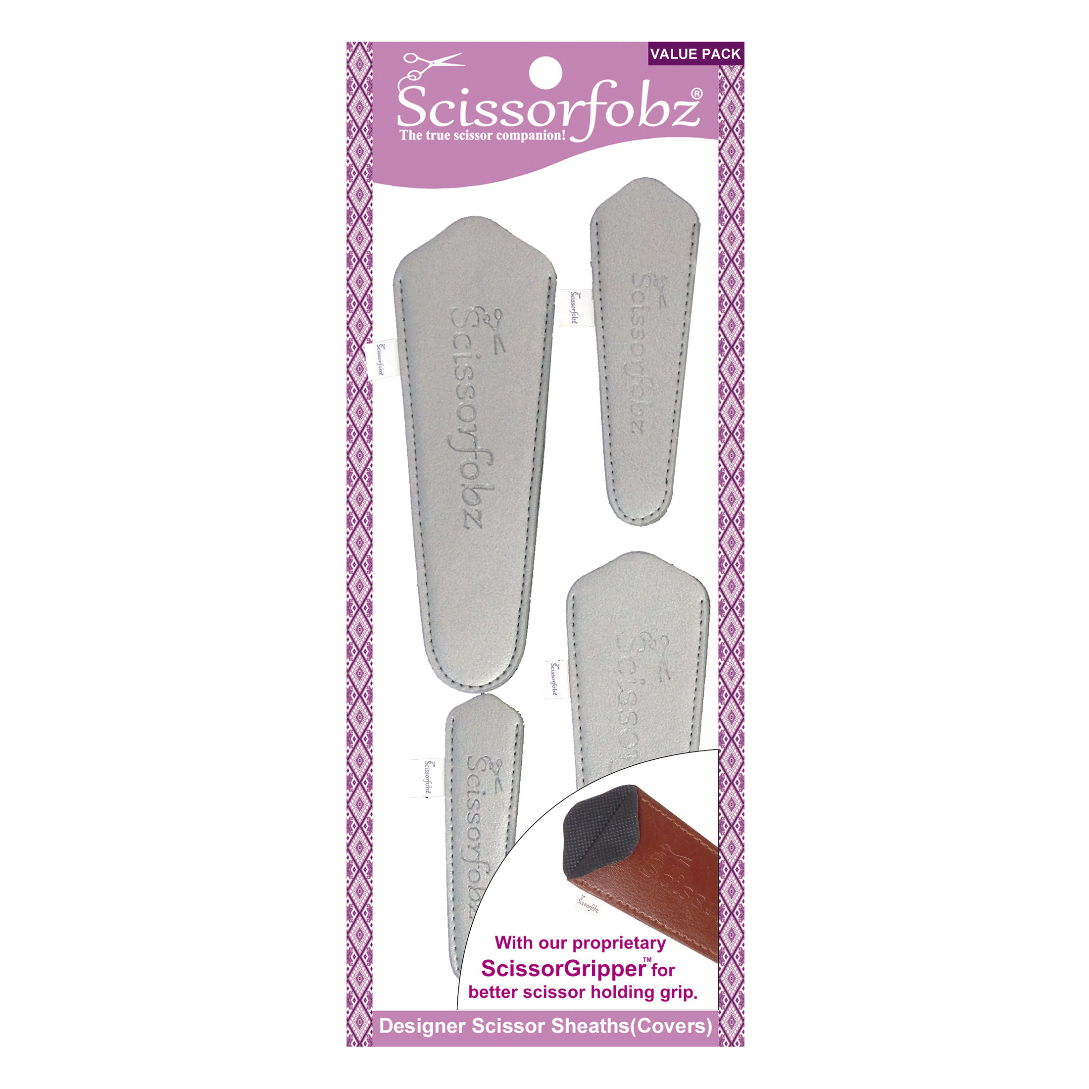 SCISSORFOBZ Designer Scissors Sheaths Shears Protective Covers-4 pcs ...