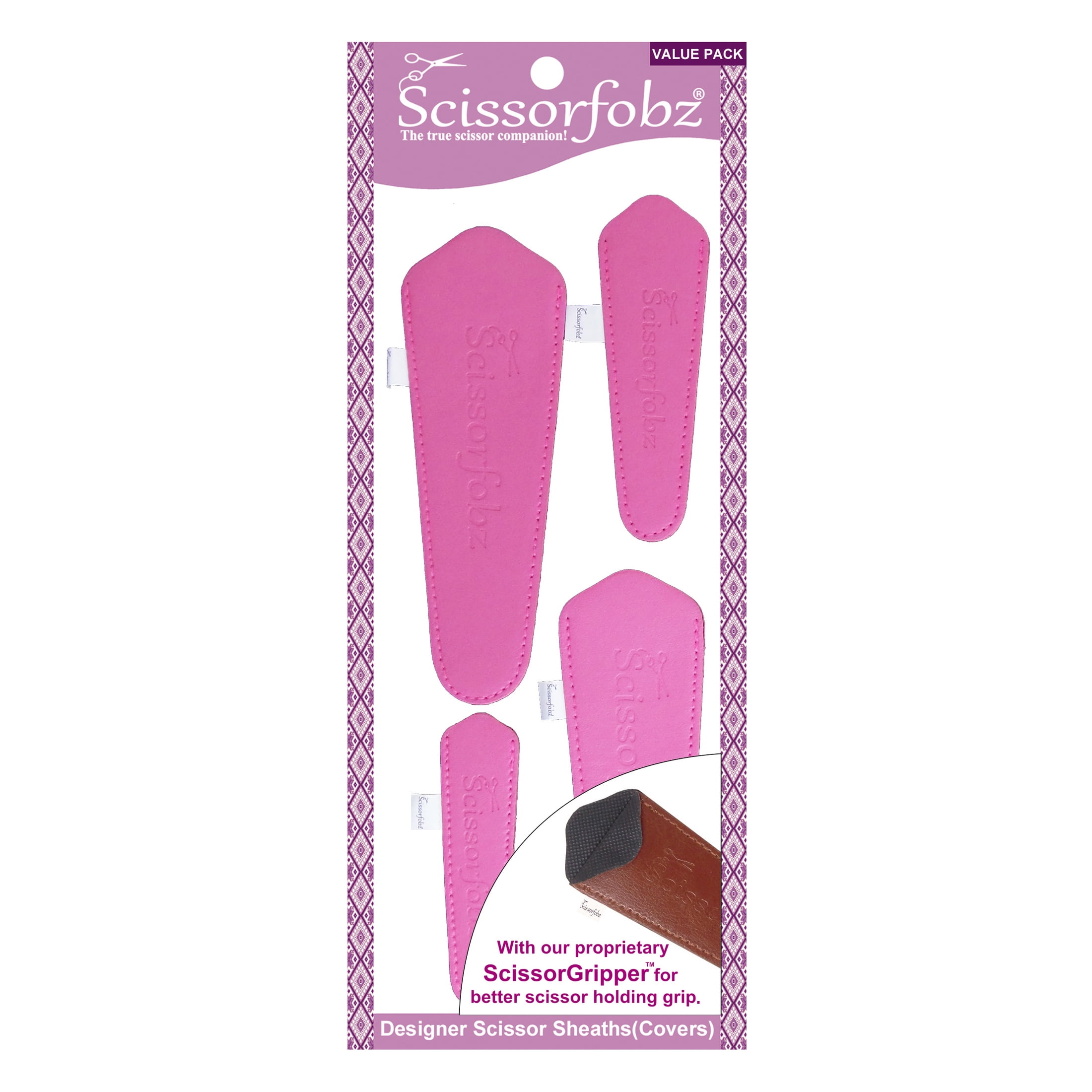 SCISSORFOBZ Designer Scissors Sheaths Shears Protective Covers-4 pcs ...