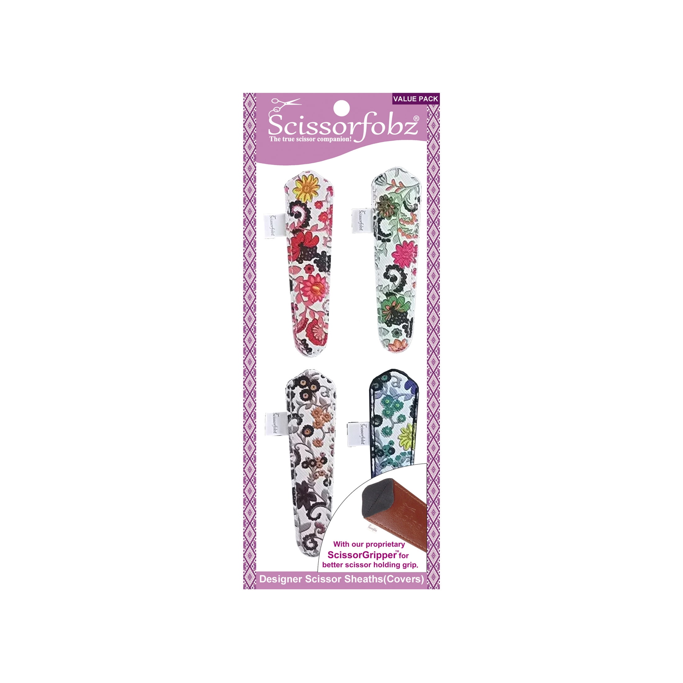 SCISSORFOBZ Designer Scissors Sheaths Shears Protective Covers-Small ...