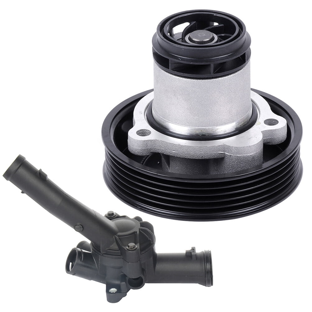 SCITOO 07K121011B Engine Coolant Thermostat Housing & Water Pump Kit ...