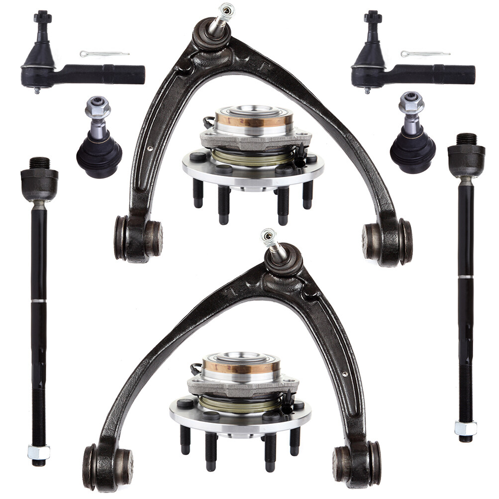 SCITOO 10pcs 4WD Front Suspension Kit Upper Control Arm Wheel Hub Tie ...