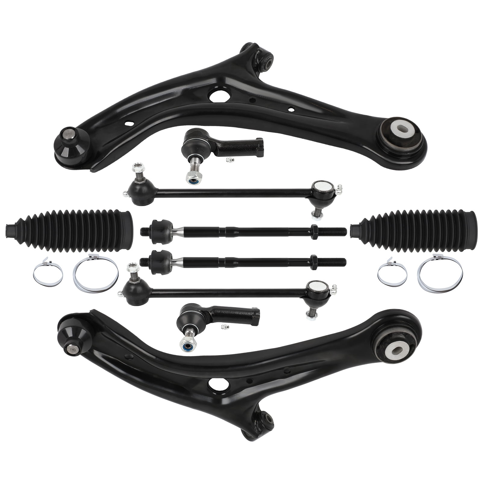 SCITOO 10pcs Front Suspension Kit Lower Control Arm with Ball Joint fit 2011-2018 for Ford ...