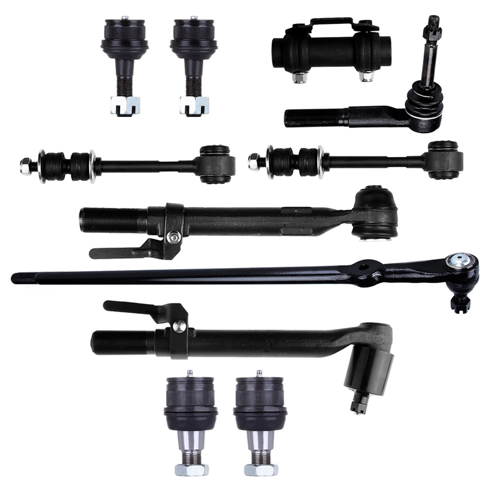 SCITOO 11pcs K80026 Suspension Kit 3 Front Outer Tie Rod End 1 Tie Rod ...