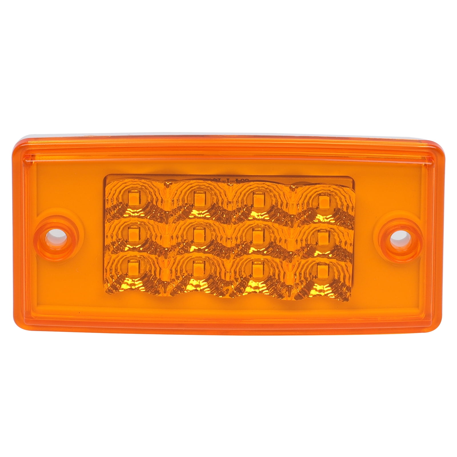 SCITOO 12 Led AmberLen AmberLight Rectangle 894-1A Truck Trailer Led ...