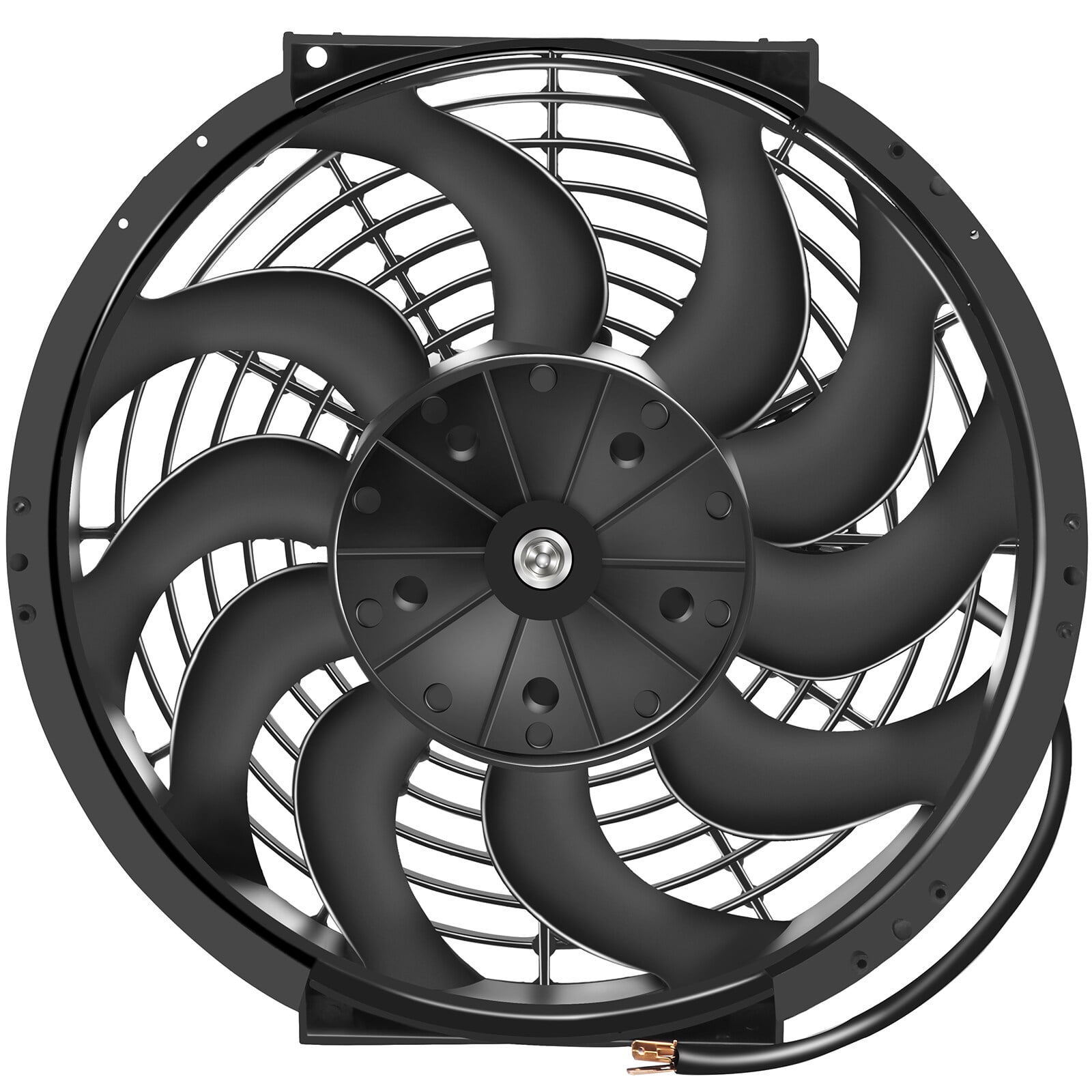 SCITOO 12inch Slim Radiator Cooling Fan Push Pull Electric 12V Mount ...