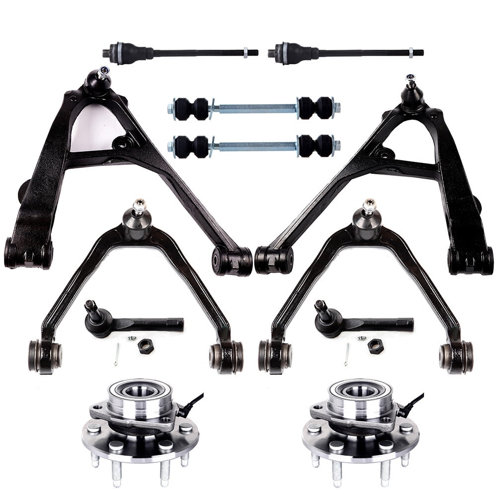 SCITOO 12pcs Front Lower Upper Control Arm Tie Rod Ends Sway Bar Links ...