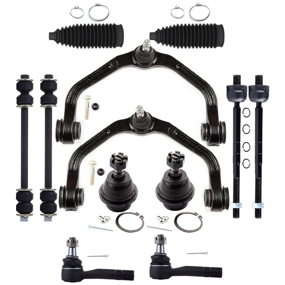 SCITOO 12pcs Front Suspension Kit Upper Control Arm And Ball Joint Sway ...