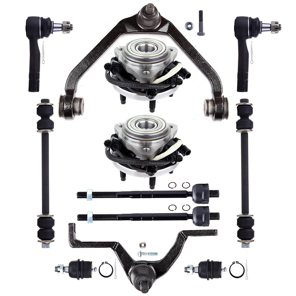 SCITOO 12pcs Front Wheel Bearing Hub Upper Control Arm And Ball Joints ...