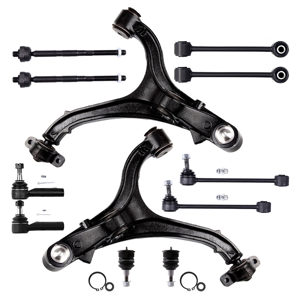 SCITOO 12pcs Suspension Kit Tie Rod Ends Control Arms Upper Ball Joints ...