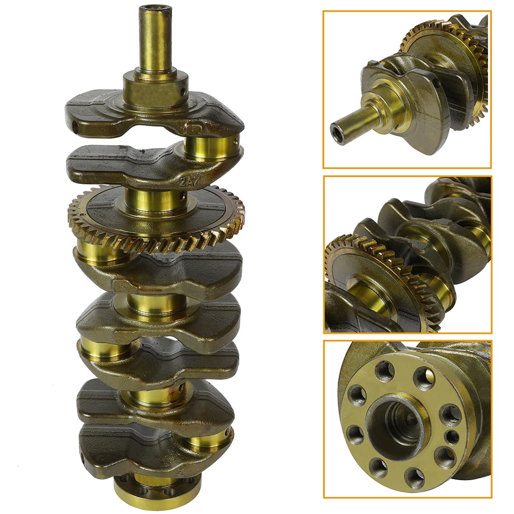 SCITOO Engine Crankshaft 13401-28030 for Toyota 2AZ-FE 2.4L, Compatible with Camry, Scion ...