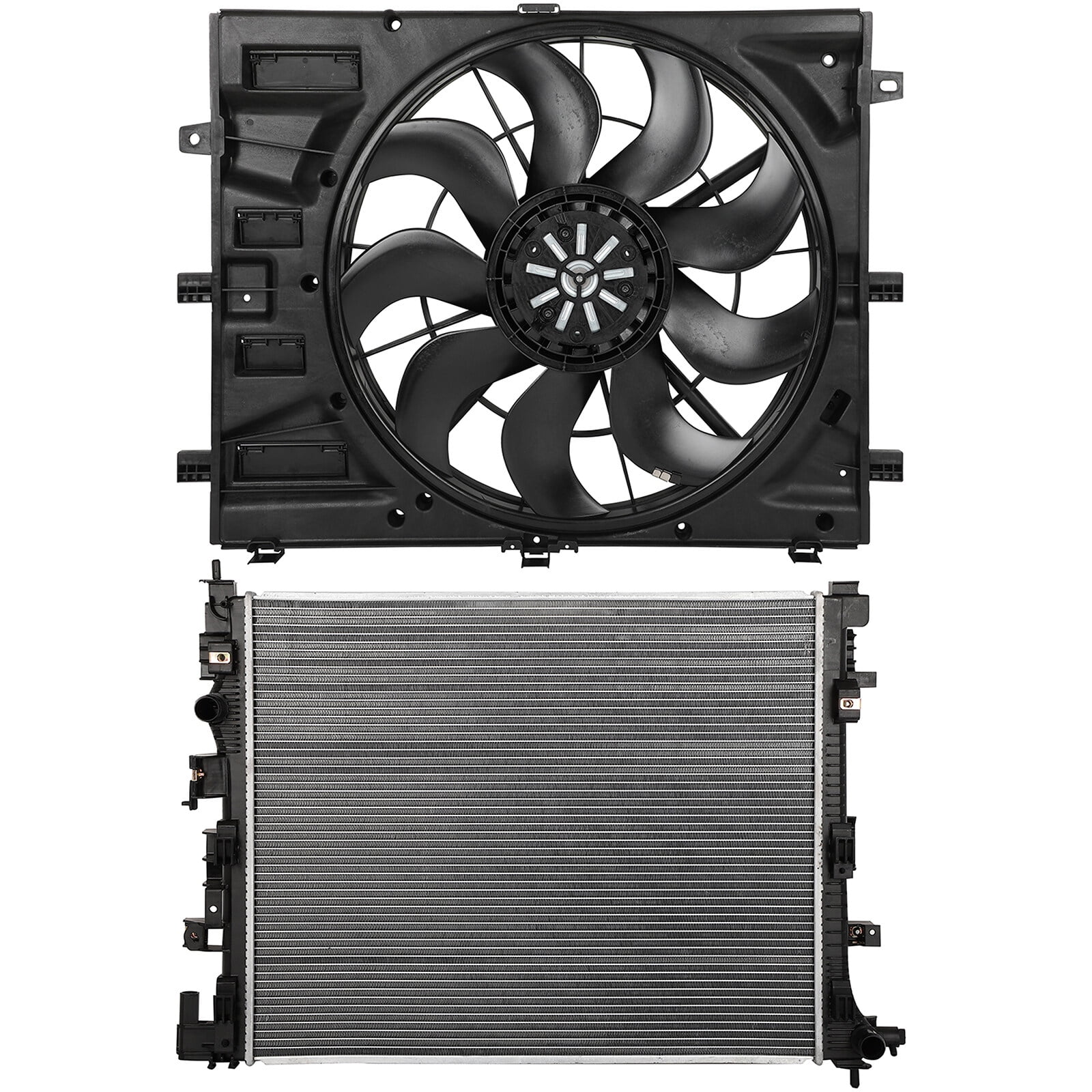 SCITOO 13682 Radiator 84221606 Radiator Cooling Fan Assembly Fit for ...