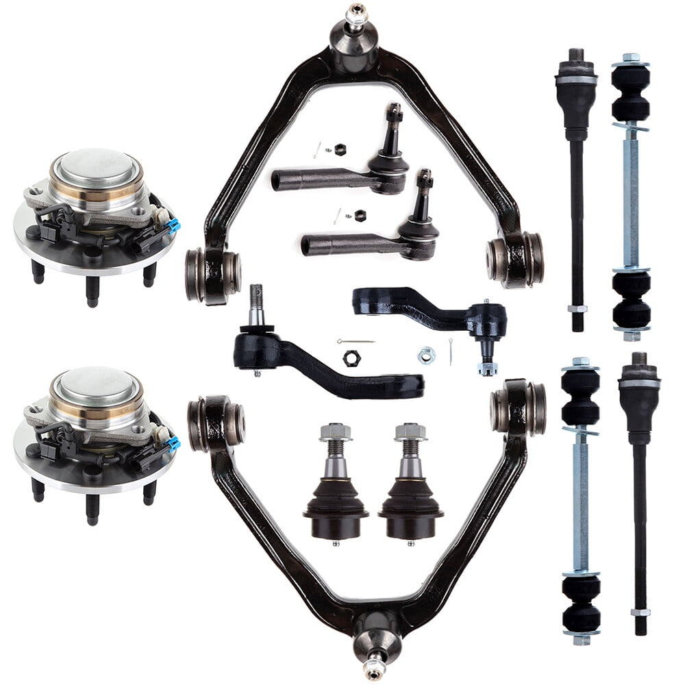 Scitoo 14pcs Front Upper Control Arms Pitman Arm Idler Arm Sway Bar