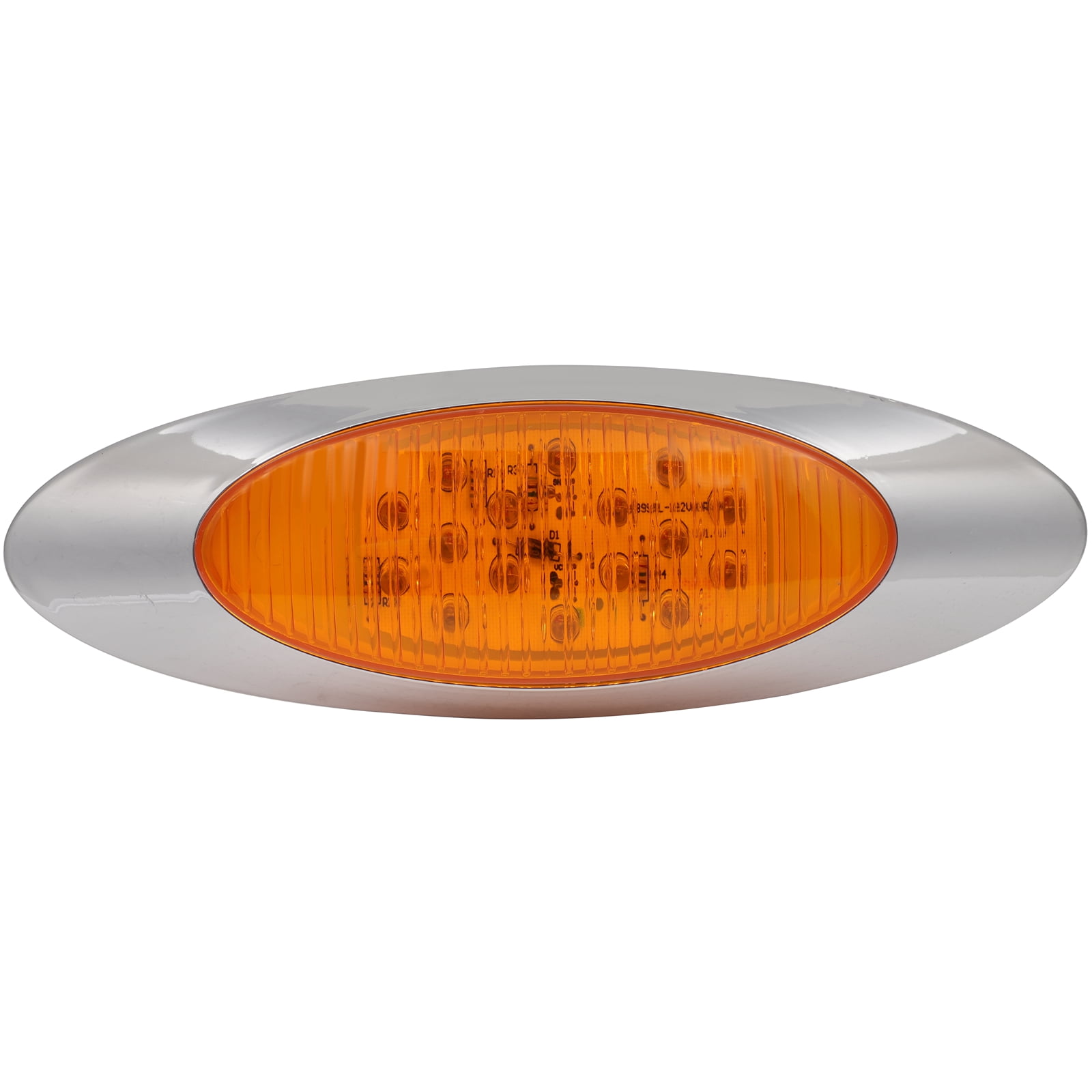SCITOO 16 Diodes AmberLen Ovral 899-A Led Side Marker Light For ...