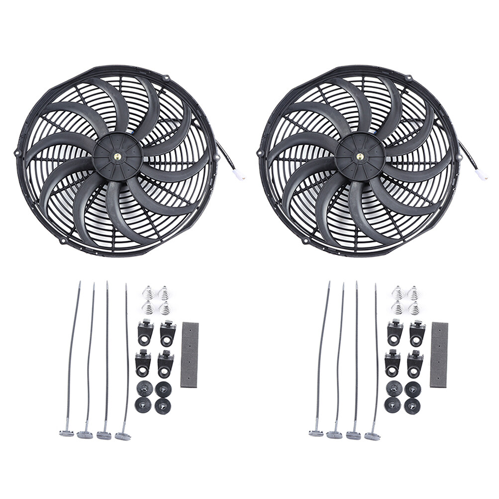 SCITOO 16Inch Push Pull Electric Radiator Cooling Fan Assembly Kit ...