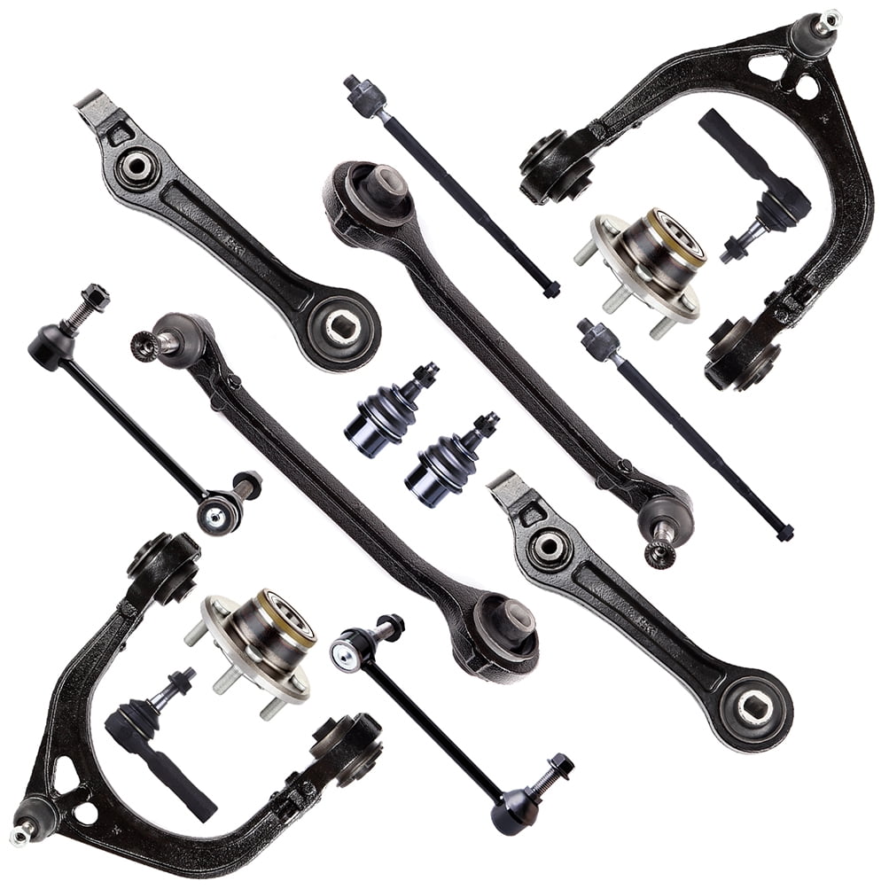 SCITOO 16pcs Suspension Kit - 6 Lower & Upper Control Arm w/Ball Joint ...