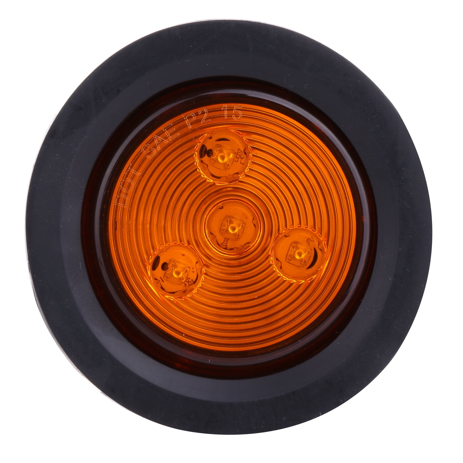 SCITOO 2.5" 4 Led AmberLight Round Trailer Tail Lights - Walmart.com