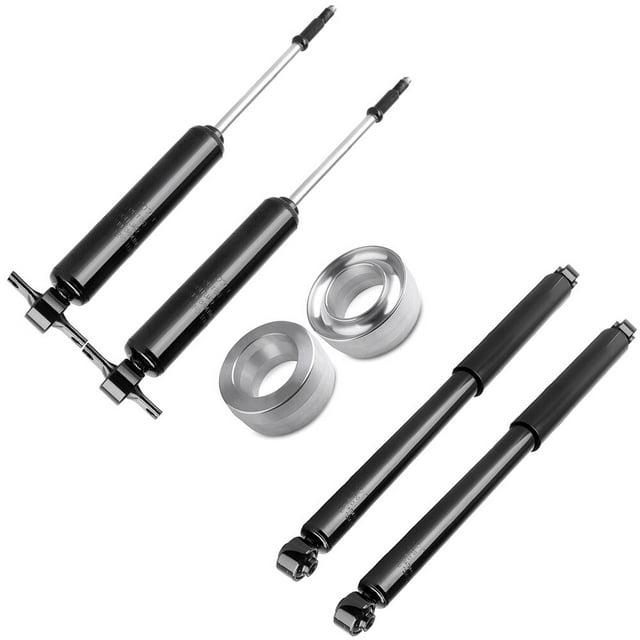 SCITOO 2.5" Leveling Lift KIT+ 2x Front 2x Rear Shock Absorbers Strut ...