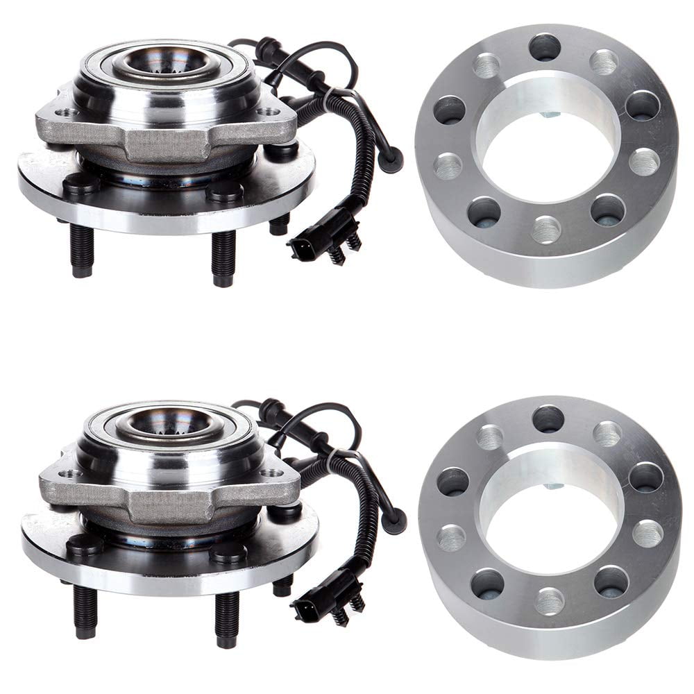 SCITOO 2" 5x127mm to 5x127mm Wheel Spaces+Front Wheel Hub Bearing ...