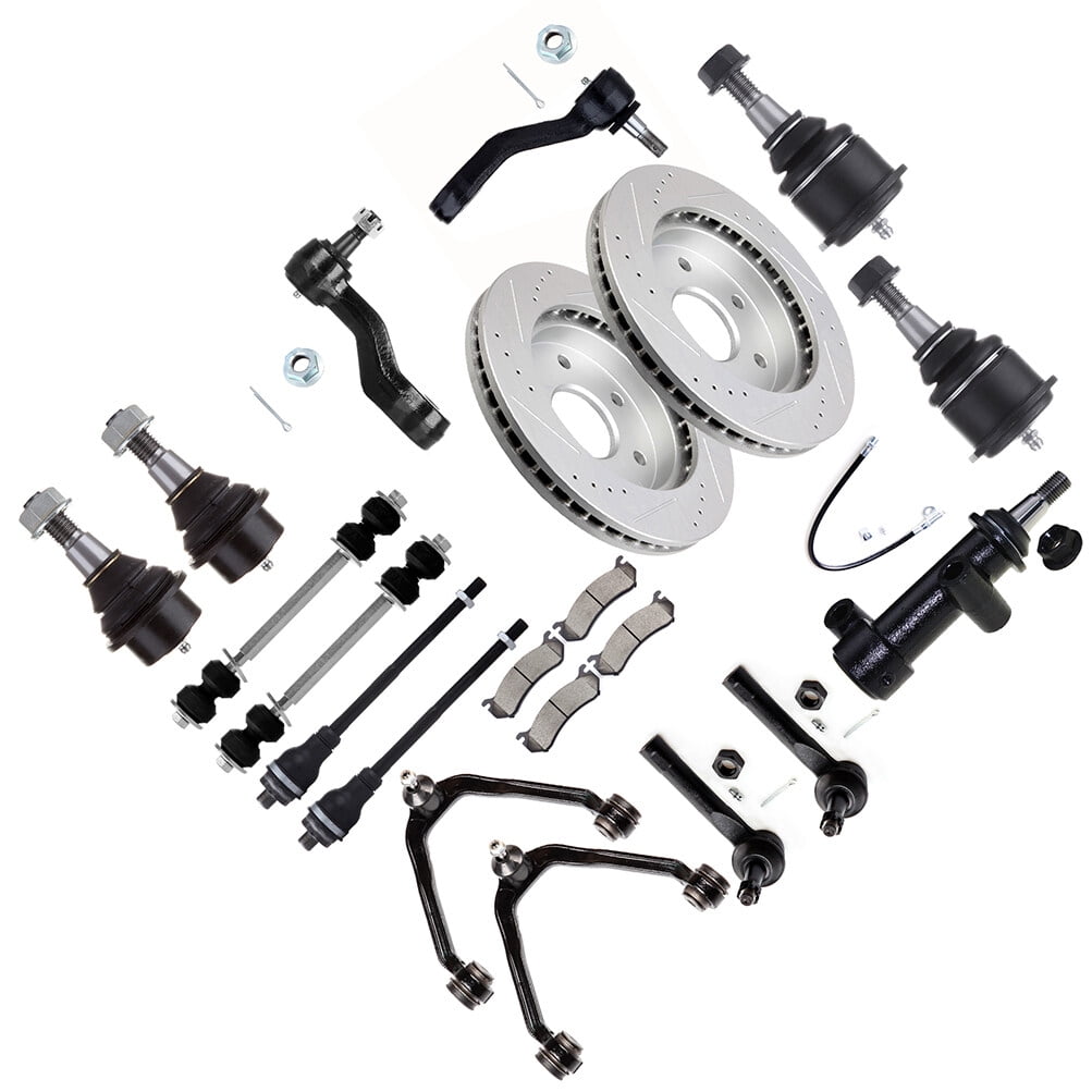 SCITOO 21pcs Front Upper Control Arm Idler Pitman Arm Tie Rod Sway Bar ...