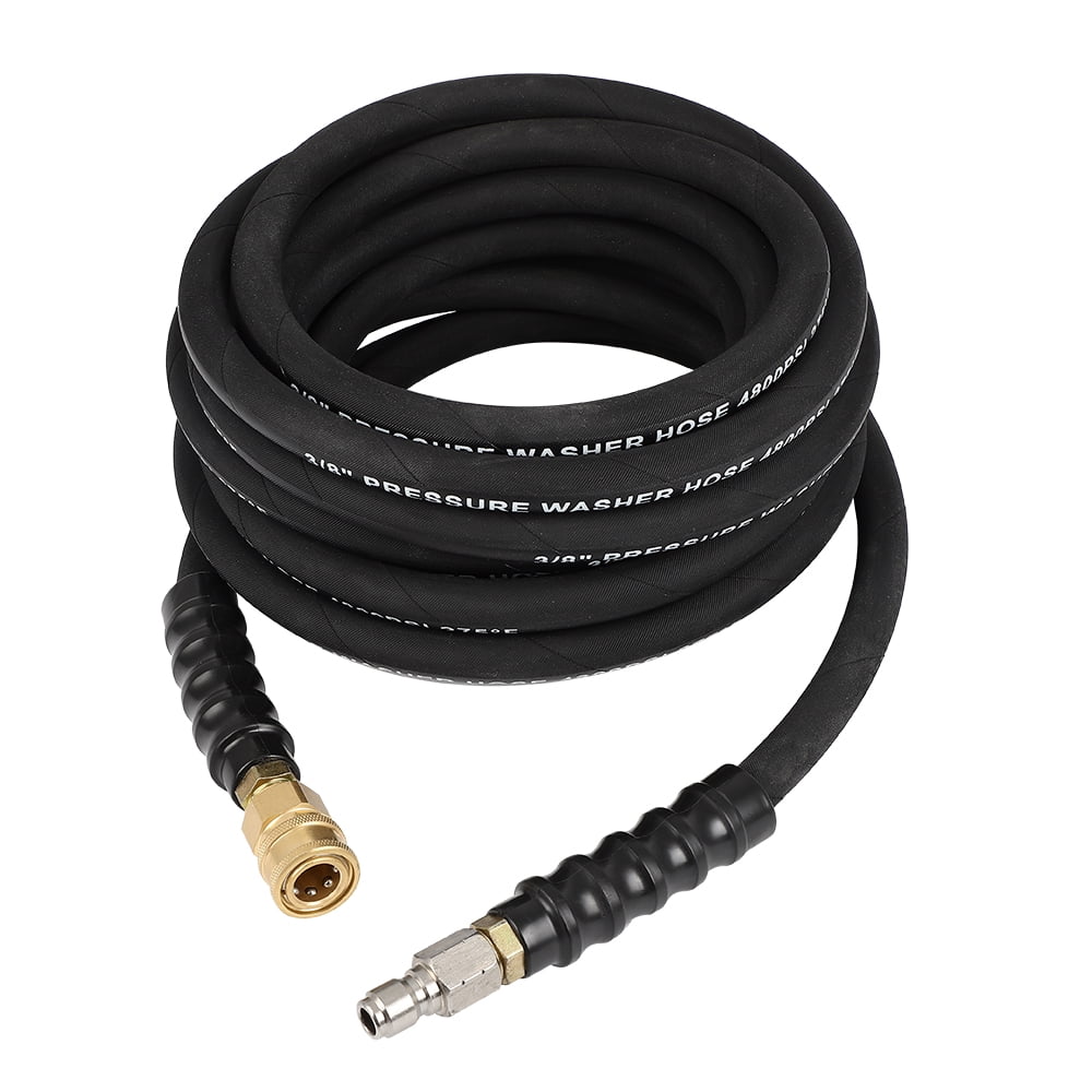 SCITOO 25ft Pressure Washer Hose 4800 PSI 1/4 Inch Kink Free With ...